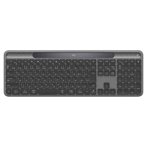 logicool ワイヤレスキーボード Signature Slim Solar+ wireless keyboard K980 ロジクール K980GR グラファイト ワイヤレス キーボード Bluetooth爆買