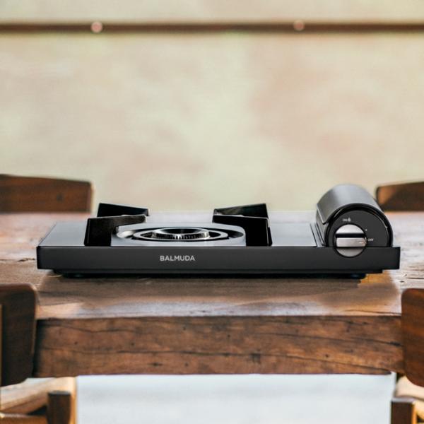 バルミューダ カセットコンロ Table Stove テーブルストーブ KGS01JP-BK ブラック BALMUDA カセットガス こんろ