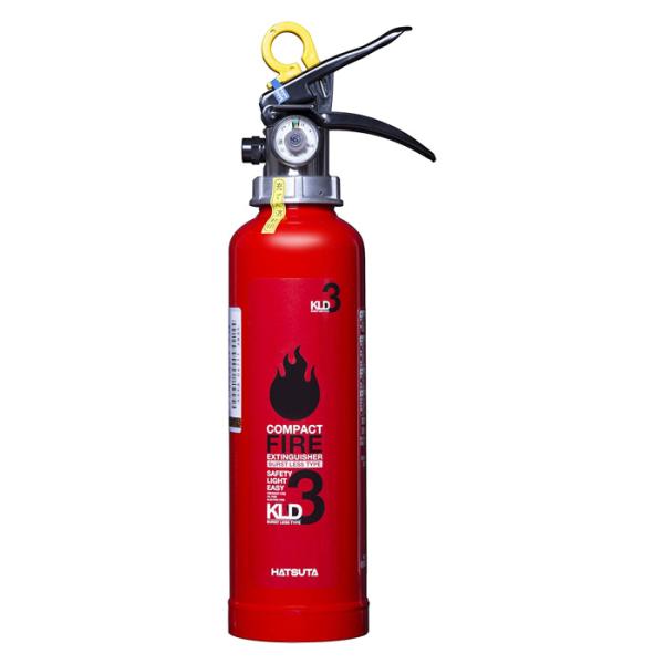 初田製作所 蓄圧式 粉末ABC消火器 3型 KLD-3　※返品・交換不可爆買