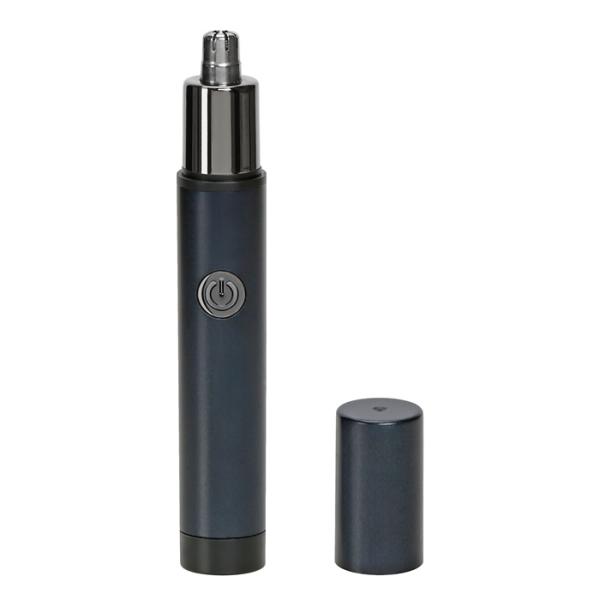 ロゼンスター エチケットカッター USB充電交流式 Type-C NR-227 ネイビー 防水 IPX6 鼻毛カッター 眉カッター【メール便】