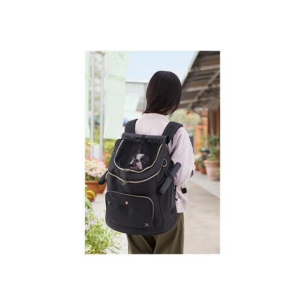 ペティオ Petio Porta ポルタ ドッグリュックキャリー ブラック W25572 PA-4903588255724　※こちらの商品は、一部お届けできない地域(沖縄・離島など)がございます。※返品交換不可爆買