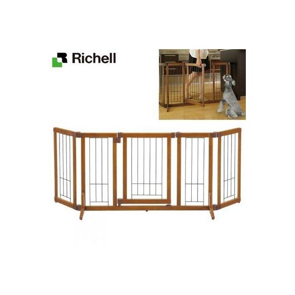 リッチェル ペット用木製おくだけドア付ゲート M RI-4973655584811※返品交換不可