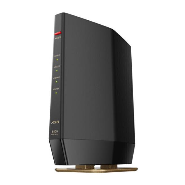 バッファロー Wi-Fi 6対応 ルーター プレミアムモデル 4803+1147 BUFFALO WSR-6000AX8P-MB マットブラック Wi-Fiルーター ビームフォーミング IPv6 8ストリーム WPA3 無線LAN爆買