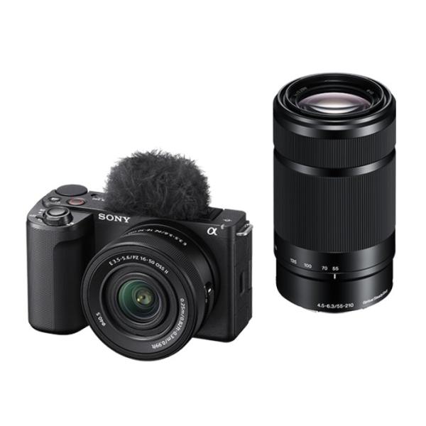 SONY ソニー デジタル一眼カメラ α アルファ VLOGCAM ZV-E10 II ダブルズームレンズキット ZV-E10M2X-B ブラック