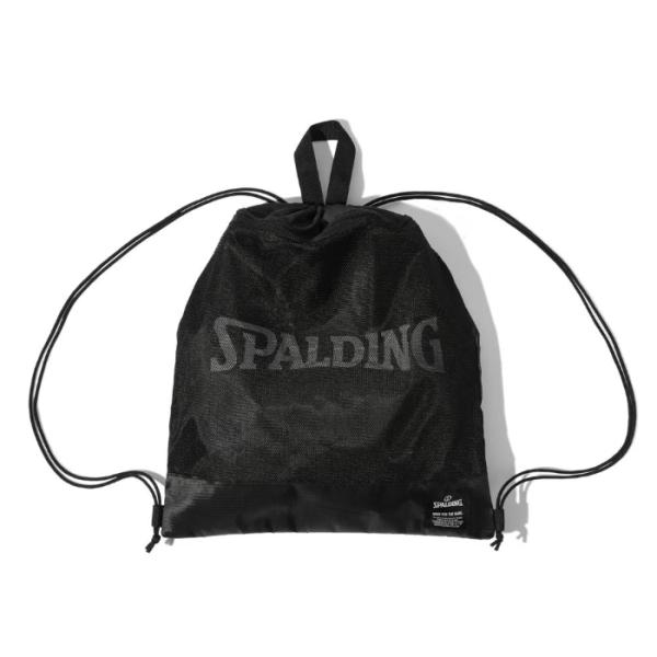 スポルディング バスケットボール用 デイリー ナップサック 42-018BK ブラック  スポーツ バスケ 7号球まで収納可能