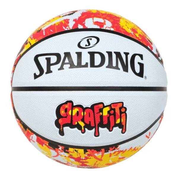スポルディング バスケットボール グラフィティ オレンジ×レッド 5号球 ラバー 85-265J SPALDING 正規販売店