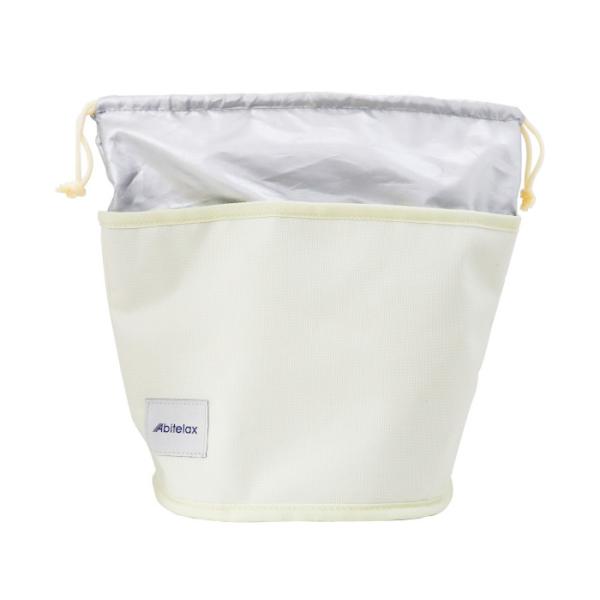 アビテラックス 衣類スチーマー専用収納袋 AISP-YL イエロー Abitelax 大きく開いて出し入れしやすい 巾着型