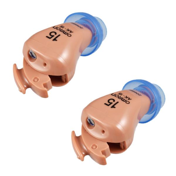 【非課税】【2個セット】オムロン デジタル式補聴器 イヤメイトデジタル AK-15 軽度難聴用 AK-15-2SET　※返品・交換不可