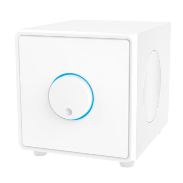 derctvue FUZE 2.1ch アンプ内蔵 Bluetoothスピーカー QUBE DAS19BT-W ホワイト デレクト・ビュー 最大出力25W 2.5インチツイーター×２ 4インチサブウーファー×1