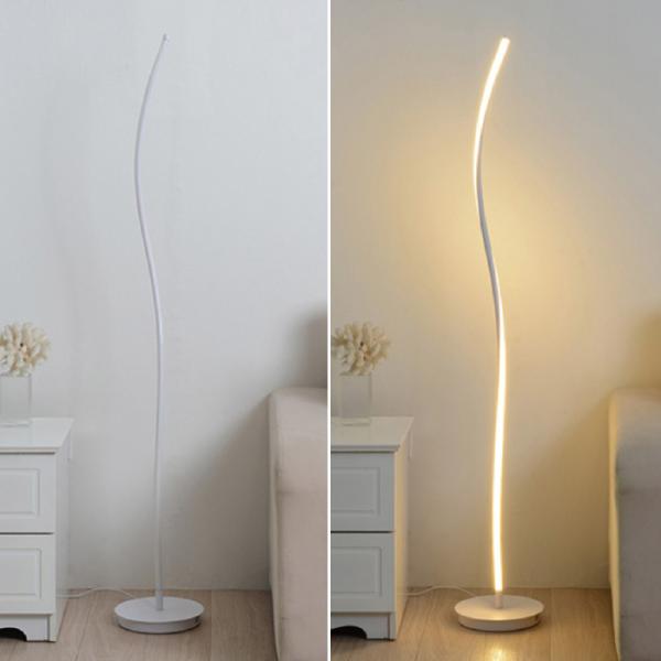 7Life スムースフロアランプ リモコン付 DH-L1005-A-WH ホワイト 調光調色 照明 星岡商事 スタンドライト フロアライト 暖光色 昼白色 中性色 LED 省エネ おしゃれ シンプル モダン キッチン リビング リビング エ...