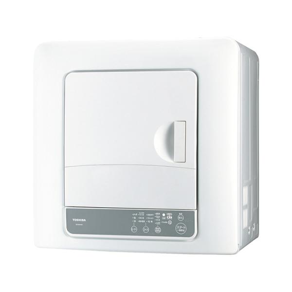 東芝 衣類乾燥機 6kg 花粉フィルター搭載 ED-60A4-W ピュアホワイト 花粉対策 ターボ乾燥 ボディ幅650mm