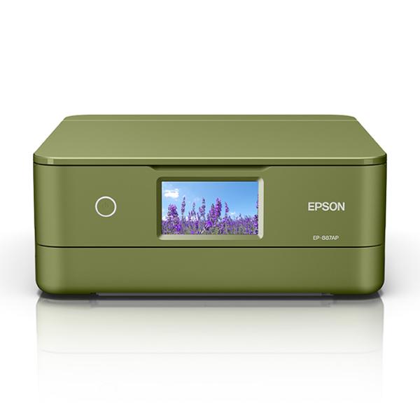 エプソン インクジェットプリンター カラリオ A4対応 EP-887 ピスタチオグリーン EP-887AP EPSON インクジェット複合機 カラリオプリンター 6色 カラー プリント コピー スキャン スマホ対応 無線LAN 自動両面印刷