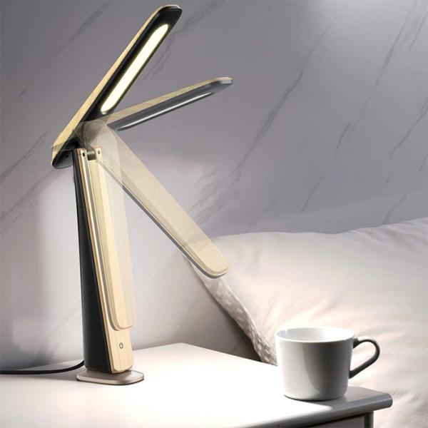 MotoM モトム LED デスクスタンド 竹でつくった環境にやさしいLEDデスクスタンド GST017B ブラック オリンピア照明 読書灯 コンパクト おしゃれ