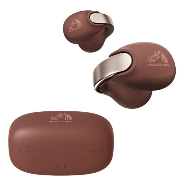 Victor ビクター イヤーカフ型 完全ワイヤレスイヤホン HA-NP1T-T マルーン JVCケンウッド Bluetooth マルチポイント オンライン会議 ジョギング アクセサリー nearphones