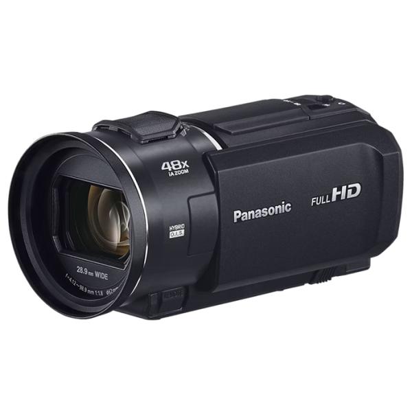 パナソニック デジタルビデオカメラ HC-V900-K ビーズブラック Panasonic フルハイビジョン HD 高画質モニター 光学式手ブレ補正 高速AF 光学ズーム 24倍