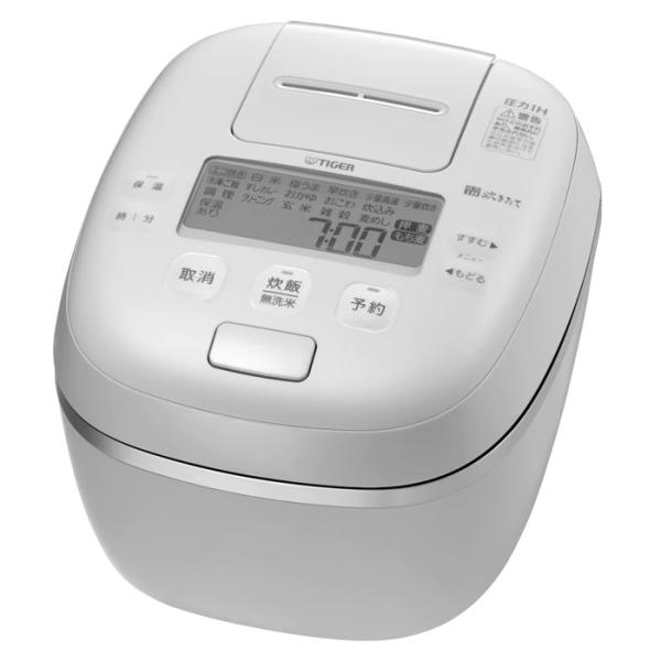 タイガー 炊飯器 5.5合炊き 圧力IHジャー炊飯器 炊きたて ご泡火炊き JPI-X100-WX タルクホワイト 新生活 一人暮らし