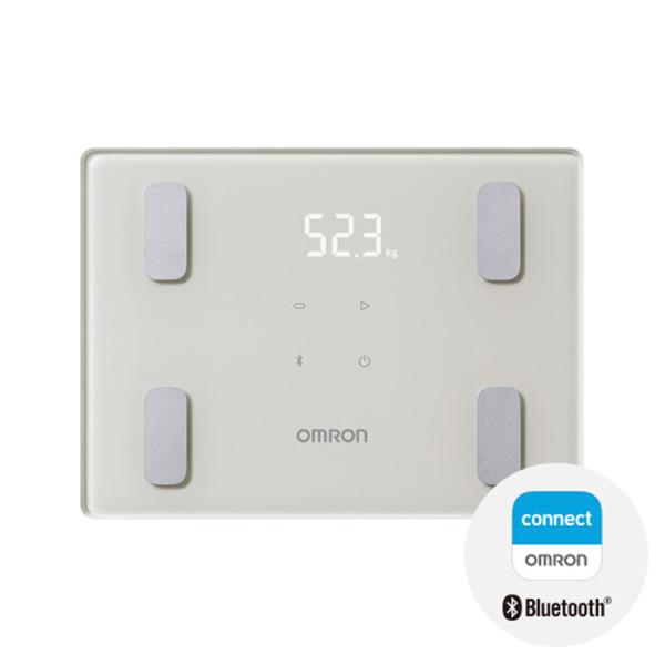 オムロン 体重体組成計 カラダスキャン KRD-408T-BG モカベージュ 体重計 体脂肪率 体脂肪量 骨格筋率 骨格筋量 体年齢 基礎代謝 BMI アプリ対応 スマホ連携