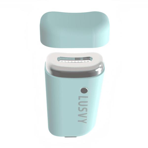 ナガオカ 超音波式目元ケア LEYEC1000 ミントブルー LEYEC1000MBL 超音波振動 LED機能 小型 軽量 NAGAOKA