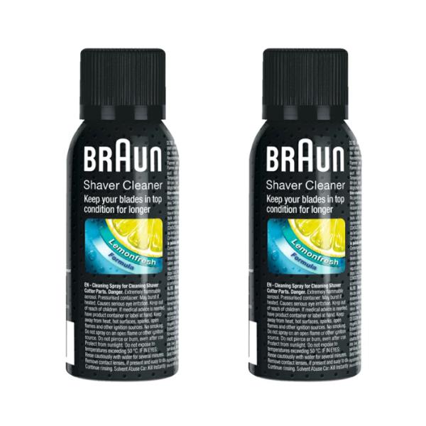 【2セット】ブラウン シェーバー用 シェーバークリーナー 容量100mL 2個セット スプレータイプ SC8000-2SET