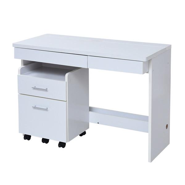 JKプラン デスク シンプルデスク 2点セット  SGT-0125-WH ホワイト ジェイケイ・プラン　※返品・交換不可