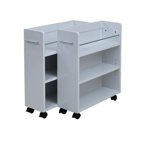 JKプラン クローゼット 収納 ラック （1個あたり）幅19.5 奥行58.5 高さ65.5 SGT-0128-WH ホワイト ジェイケイ・プラン　※返品・交換不可