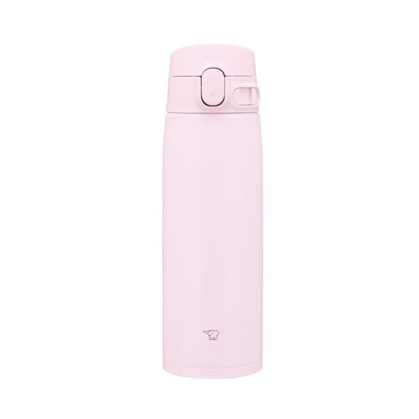 象印 0.6L（600ml） ステンレスマグ シームレスせん 保冷 保温 大容量ワンタッチマグ スポーツドリンク対応 SM-VB60-PM ソフトピンク 水筒 幅7.5cm 高さ23.5cm
