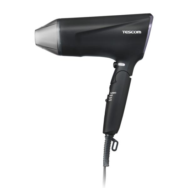 テスコム ヘアドライヤー プロテクトイオン スピーダム Speedomシリーズ TD570A-K ブラック 大風量タイプ 軽量タイプ 速乾 マイナスイオン 冷風 温風