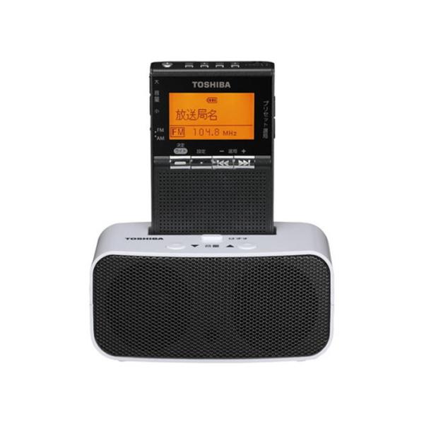 東芝 LEDライト付きポケットラジオ TY-SPR8-KM ガンメタリック