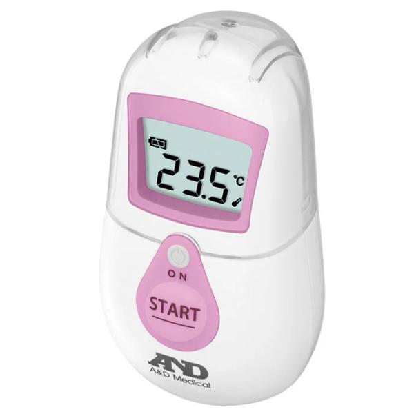 エー・アンド・デイ A＆D 非接触体温計 でこピッと UTR-701A-P UTR-701A-JC2 ピンク おでこ 赤ちゃん 子供向け 体温測定 赤外線式