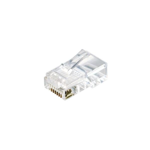【発売日：2025年11月19日】LD-RJ45T10A2 ELECOM LD-RJ45T10A LDRJ45T10A2 エレコム LDRJ45T10A RJ45中継コネクタ Cat5e対応 単線 ヨリ線両対応 10個入 ハーフクリア