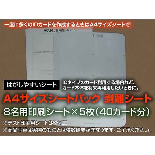 34192 クロノス 3419 追加シート 剥離紙A4サイズ8名×5枚