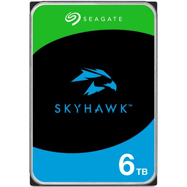 ST6000VX009 Seagate ST6000VX0 シーゲイト SkyHawk 3.5 6TB 内蔵HDD CMR メーカー3年保証 256MB ネットワーク監視カメラ ビデオレコーダー