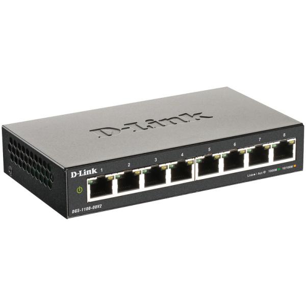 【発売日：2021年01月22日】DGS-1100-08V2/A1 D-Link DGS-1100-08V2 DGS110008V2A1 ディーリンクジャパン DGS110008V2 A1 ギガビットL2 Easyスマートスイッチ、10 1...