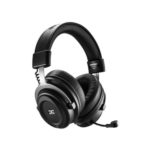 【発売日：2024年12月17日】ALPHYN AH10 POWERCOLOR ALPHYN ALPHYNAH10 AH10 ワイヤレスゲーミングヘッドセット 低遅延2.4GHz無線接続 50mmドライバー搭載 マルチプラットフォーム対応