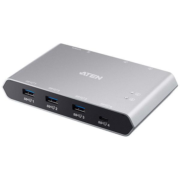US3342 ATEN US334 ATENジャパン USB-C 2ポートUSB3.1 Gen2デバイス共有器 電源パススルー対応