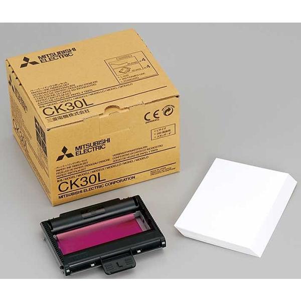 【発売日：2006年11月27日】CK30L 三菱電機 CK30 Lサイズペーパー インクリボン 50枚×4パック入り