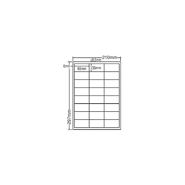 【発売日：1999年02月01日】LDW24UEF 東洋印刷 ナナクリエイト シートカットラベル A4版 24面付 1ケース500シート