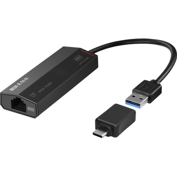 【発売日：2021年02月28日】LUA-U3-A2G/C バッファロー LUA-U3-A2G LUAU3A2GC iBUFFALO BUFFALO アイバッファロー 株式会社バッファローコクヨサプライ LUAU3A2G C 2.5GbE対...