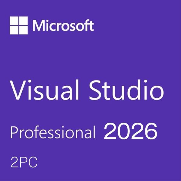 本製品は「Visual Studio Professional 2026」のオンライン認証版となります。1ライセンスにつき、2台の認証ができます。日本語対応、永続ライセンスとなります。＜プロダクトキーの認証方法＞本製品はご購入完了後のご案内...