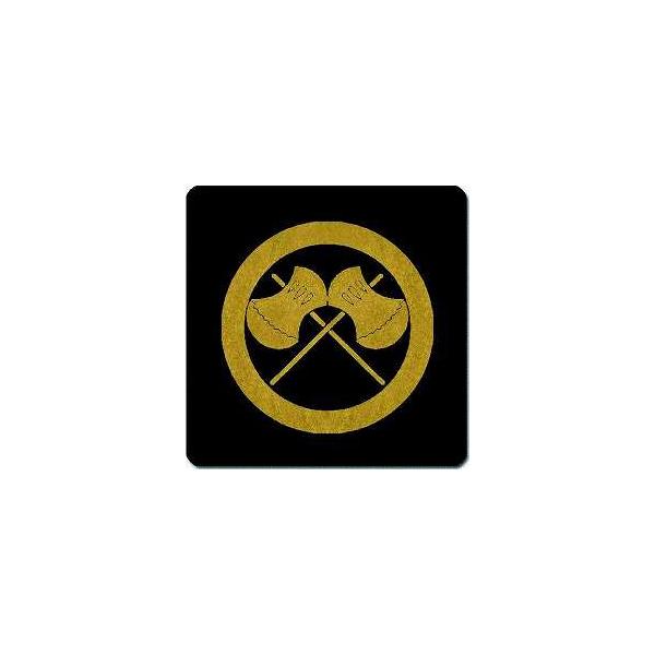 ・耐水性のある艶消しタイプの家紋シールです・かばん、車など平面な部分にご自由に貼れます・海外へのお土産などに最適です・本体サイズ：10cmx10cm・材質：塩ビ艶消しラミネート・こちらの商品は全国送料無料で発送いたします・日本郵便のクリック...