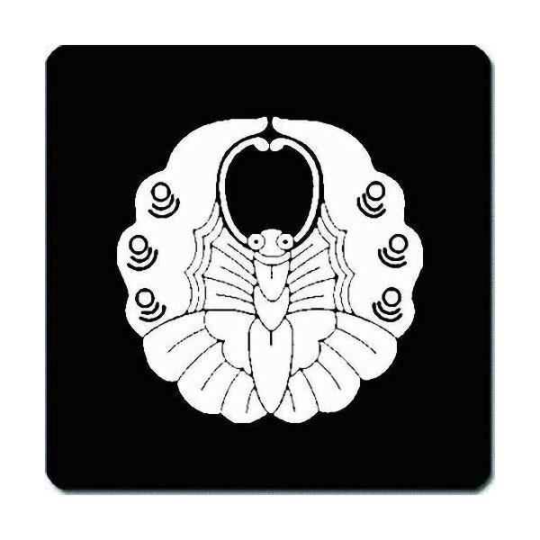 ・耐水性のある艶消しタイプの家紋シールです・かばん、車など平面な部分にご自由に貼れます・海外へのお土産などに最適です・本体サイズ：10cmx10cm・材質：塩ビ艶消しラミネート・こちらの商品は全国送料無料で発送いたします・日本郵便のクリック...