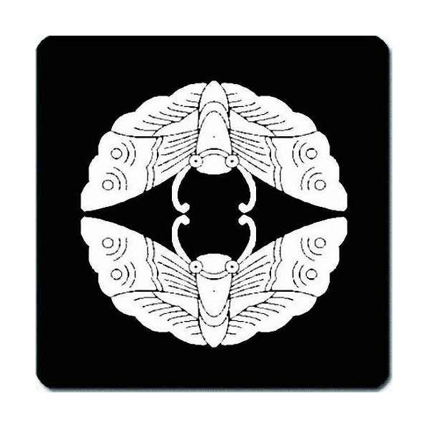 ・耐水性のある艶消しタイプの家紋シールです・かばん、車など平面な部分にご自由に貼れます・海外へのお土産などに最適です・本体サイズ：15cmｘ15cm・材質：塩ビ艶消しラミネート・こちらの商品は全国送料無料で発送いたします・日本郵便のクリック...