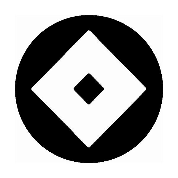 ・耐水性のある艶消しタイプの家紋シールです・かばん、車など平面な部分にご自由に貼れます・海外へのお土産などに最適です・ 本体サイズ：直径15cm・材質：塩ビ艶消しラミネート・こちらの商品は全国送料無料で発送いたします・日本郵便のクリックポス...