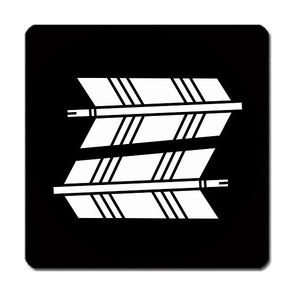 ・耐水性のある艶消しタイプの家紋シールです・建物・玄関・車など平面な部分に使用できます・海外へのお土産などに最適です・本体サイズ：24cmｘ24cm・材質：塩ビ艶消しラミネート・こちらの商品は全国送料無料で発送いたします・日本郵便のクリック...