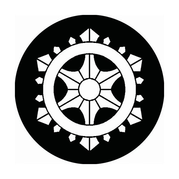 ・耐水性のある艶消しタイプの家紋シールです・建物・玄関・車など平面な部分に使用できます・海外へのお土産などに最適です・本体サイズ：直径24cm・材質：塩ビ艶消しラミネート・こちらの商品は全国送料無料で発送いたします・日本郵便のクリックポスト...