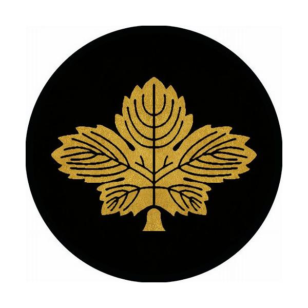 ・耐水性のある艶消しタイプの家紋シールです・携帯・スマホ・アイコス・かばんなど平面な部分に使用できます・海外へのお土産などに最適です・本体サイズ：直径4cm・材質：塩ビ艶消しラミネート・こちらの商品は全国送料無料で発送いたします・日本郵便の...