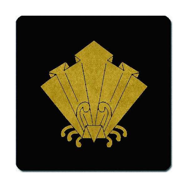 ・耐水性のある艶消しタイプの家紋シールです・携帯、スマホ、アイコスなどにちょうどいい大きさです・海外へのお土産などに最適です・本体サイズ：6cmｘ6cm・材質：塩ビ艶消しラミネート・こちらの商品は全国送料無料で発送いたします・日本郵便のクリ...