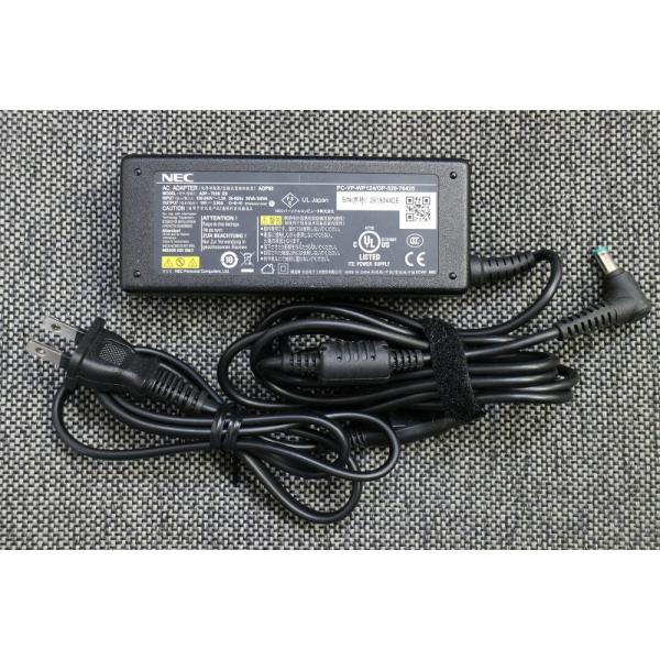 ACアダプター  PC-VP-WP111、WP124など　（数記号が違いますが、すべて同じ型番の商品です）【NEC純正品】メーカー名 NEC 　商品名　ノートパソコン用電源アダプター 型番　  ADP90、ADP68仕様  　input: ...