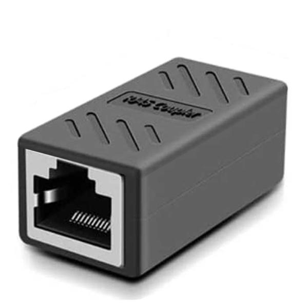 【送料無料】 LANケーブル 延長コネクタ cat7 cat6 RJ45 中継コネクタ ギガビット対応ブラック繋ぐ便利な延長中継 LANアダプタ LAN(メス)-LAN(メス)