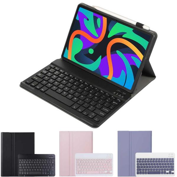 Lenovo Tab B11 / M11 / K11 /10.95インチ / NEC LAVIE Tab T11d (PC-T1155HTS) 用 キーボード付ケース / 脱着式 / Bluetooth  / US配列 / ローマ字入力※画...